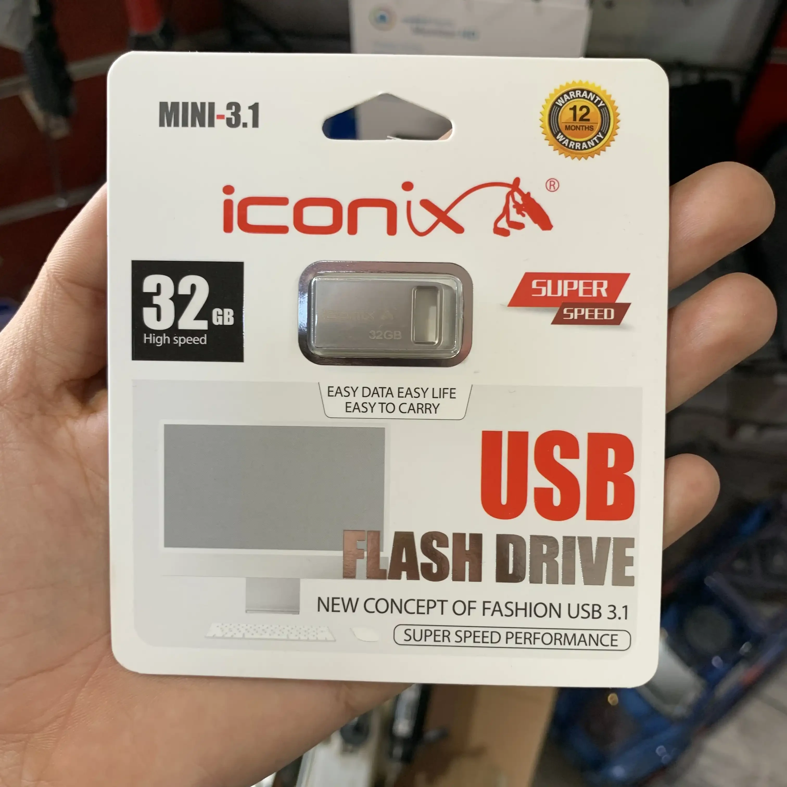 Clé USB 32 Go ICONIX | VALIIZ SHOPPING